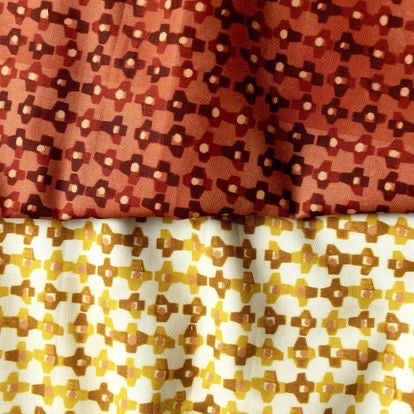 Daybreak - medallions in rust – The Common Thread