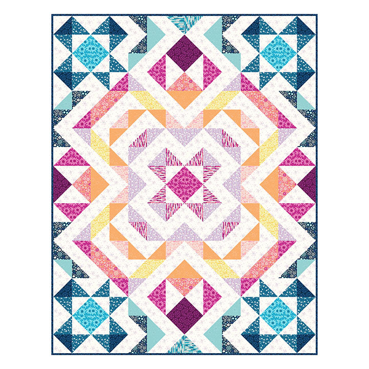 Free Equinox quilt pattern featuring Arcadia – The Common Thread