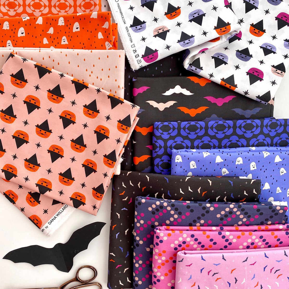 Ghost Town - Tiny bats scatter in black – The Common Thread