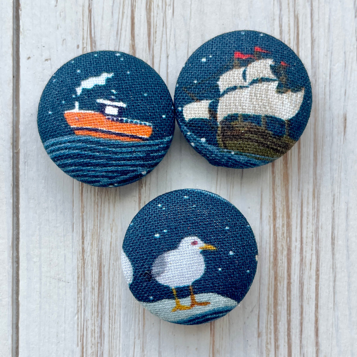 Button magnets - set of three – The Common Thread